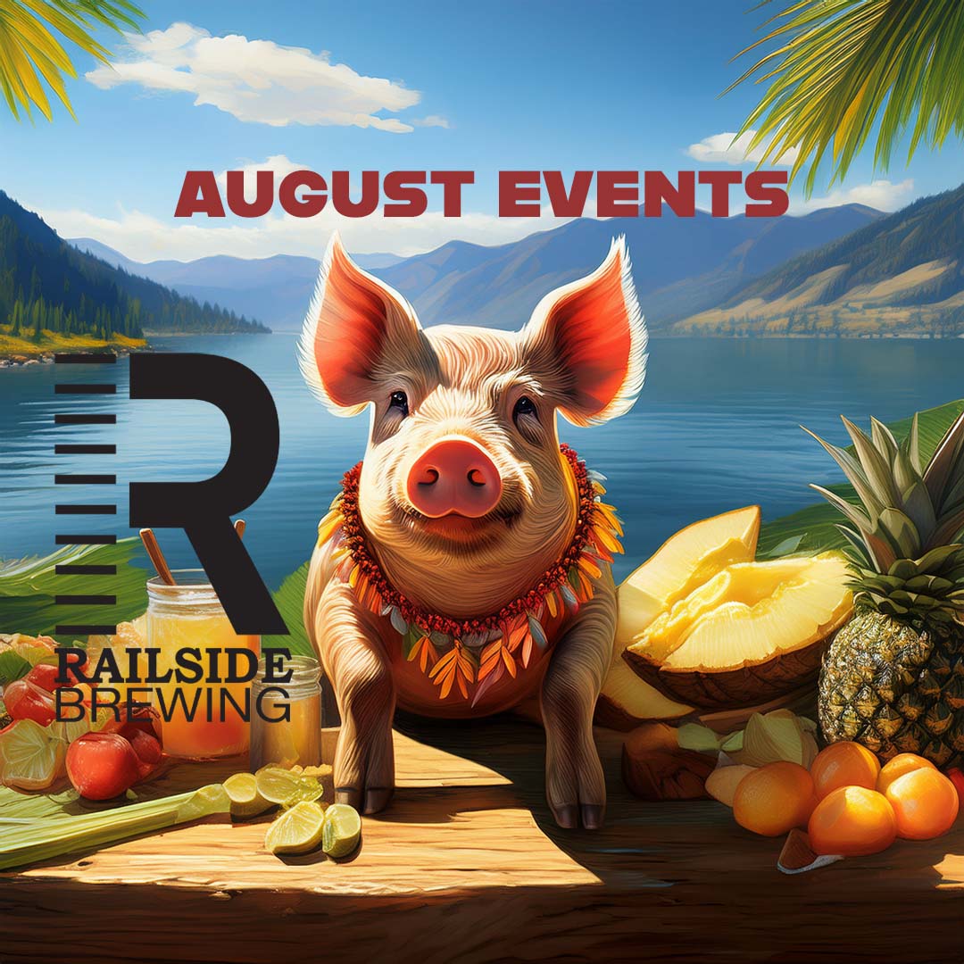 Brewery in Kelowna located on the Railtrail - pay a visit to Railside!